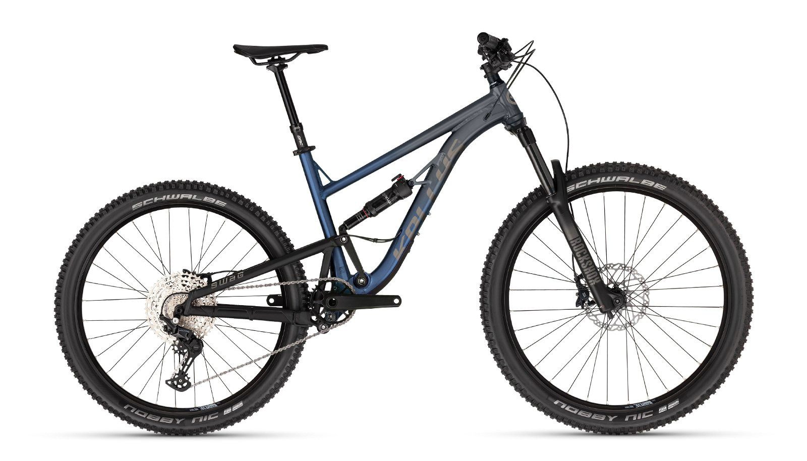 Kellys Mountainbike MTB Fully Swag 10 Quartz blue 29"/27,5" Diamant, 12 Gang Shimano SHIMANO ...