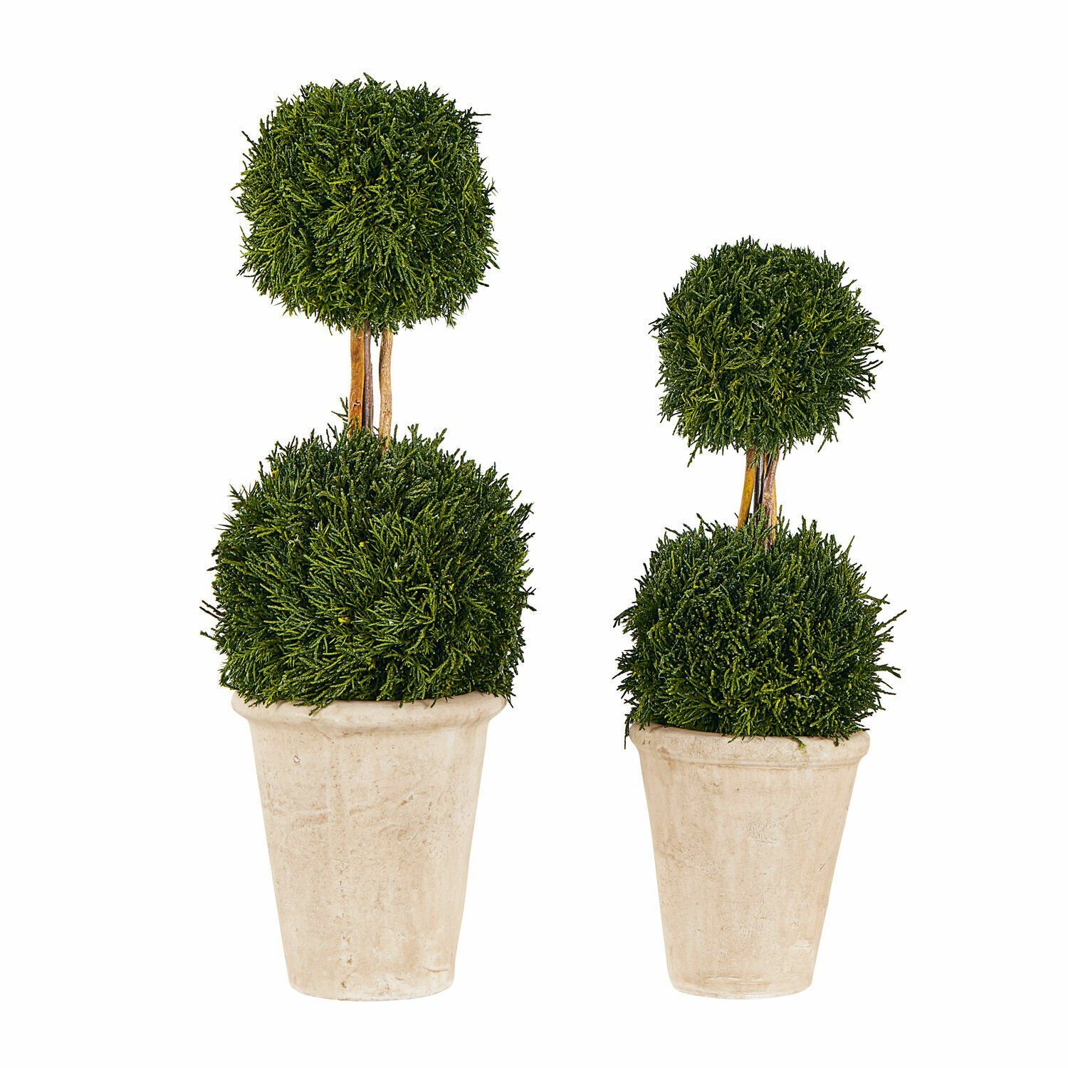 Kunstblume Deko Baum 2er Set Barda Grün Mirabeau Höhe 460 Cm