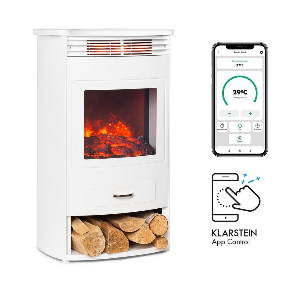 Klarstein Elektrokamin Bormio Smart Elektrokamin 9501900w Thermostat