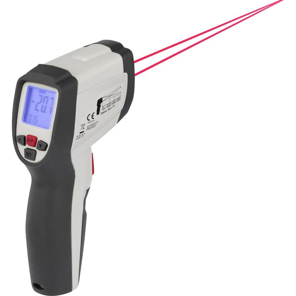 VOLTCRAFT Infrarot-Thermometer IR-Thermometer, Pyrometer, Einstellbarer ...