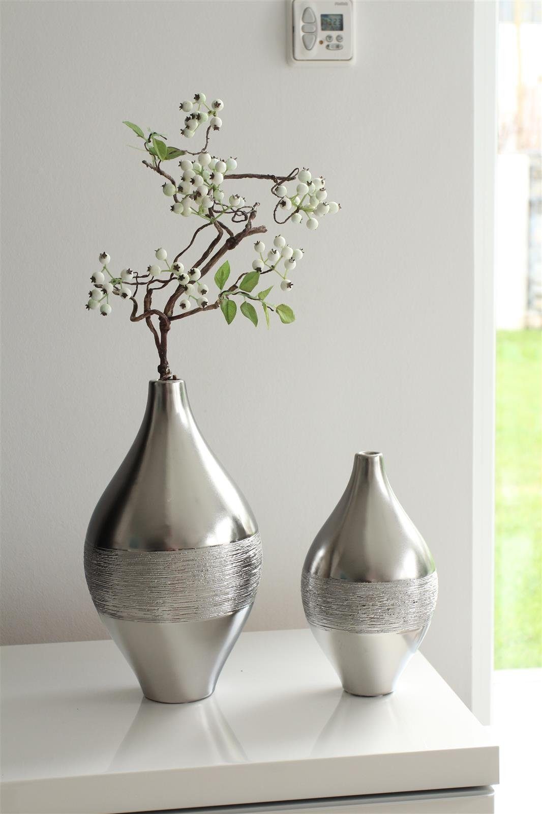 Gilde Dekovase Gilde Keramik Bauchige Vase Mattori Ve 2 B X H X