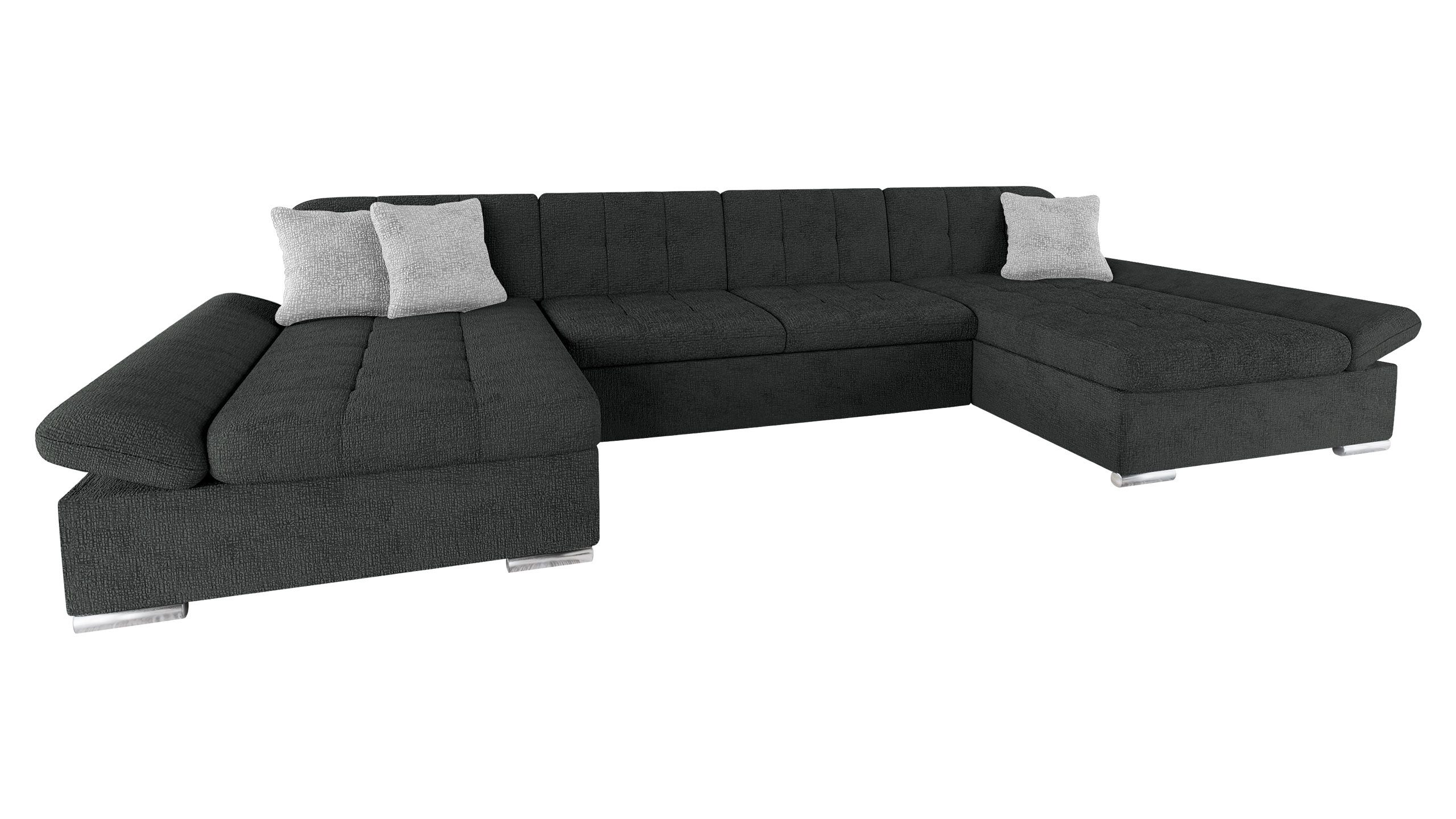 Preisvergleich für MIRJAN24 Wohnlandschaft Alia Premium, mit zwei Bettkästen und Schlaffunktion ...