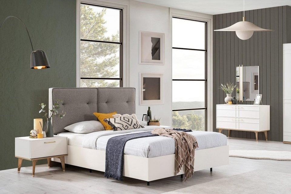 Jvmoebel Schlafzimmer Set Schlafzimmer Garnitur Doppelbett Komplette