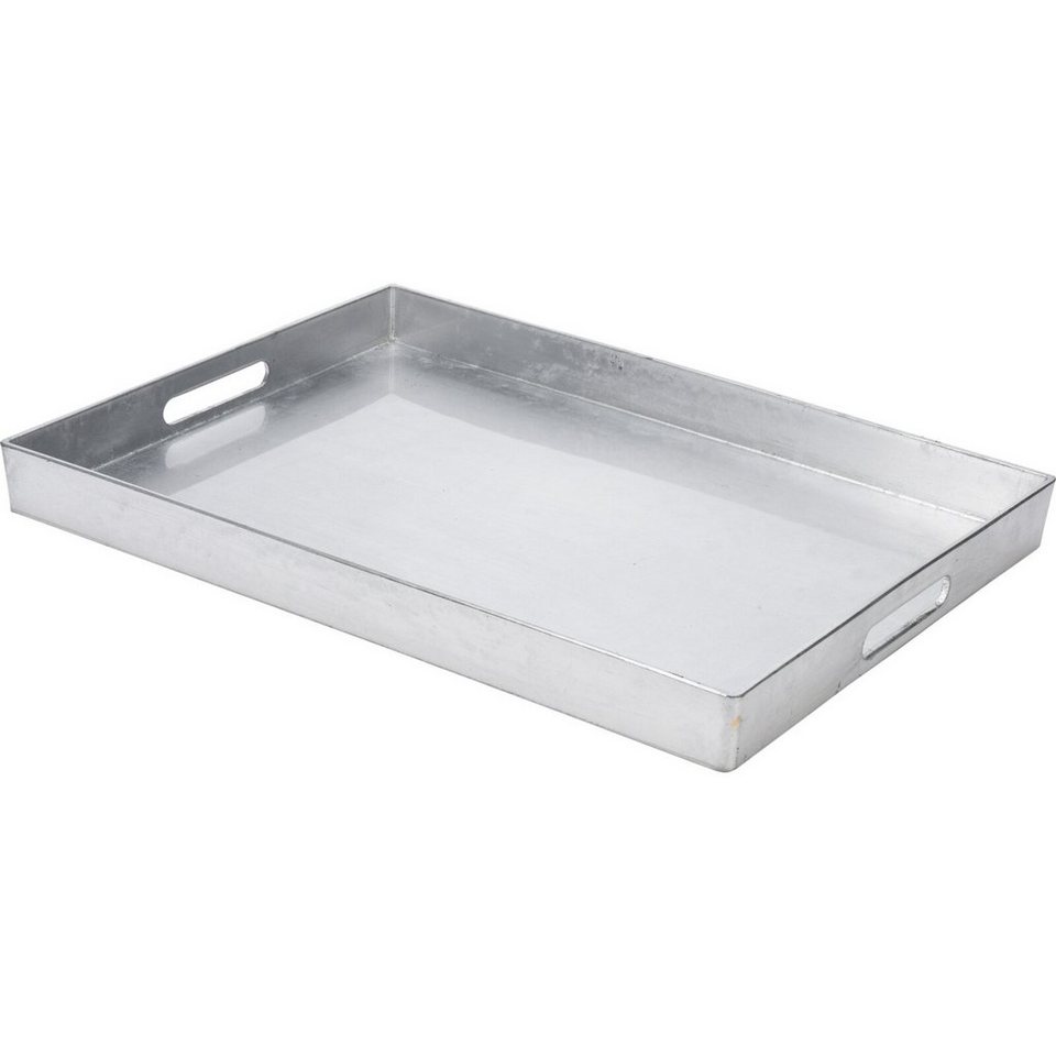 Neuetischkultur Tablett Serviertablett Silber Polypropylen Pp