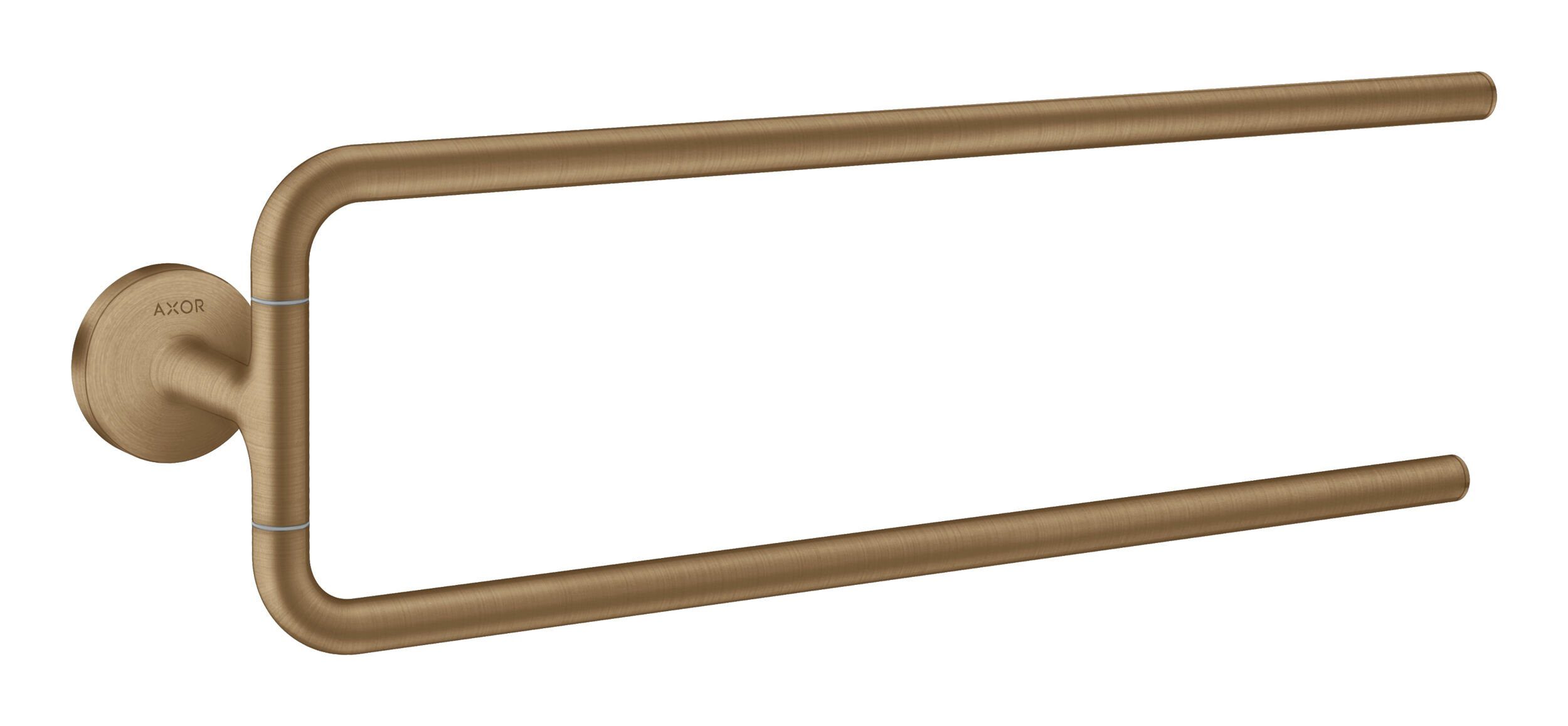 hansgrohe Handtuchhalter Axor Universal Circular, Zweiarmig - Brushed Bronze