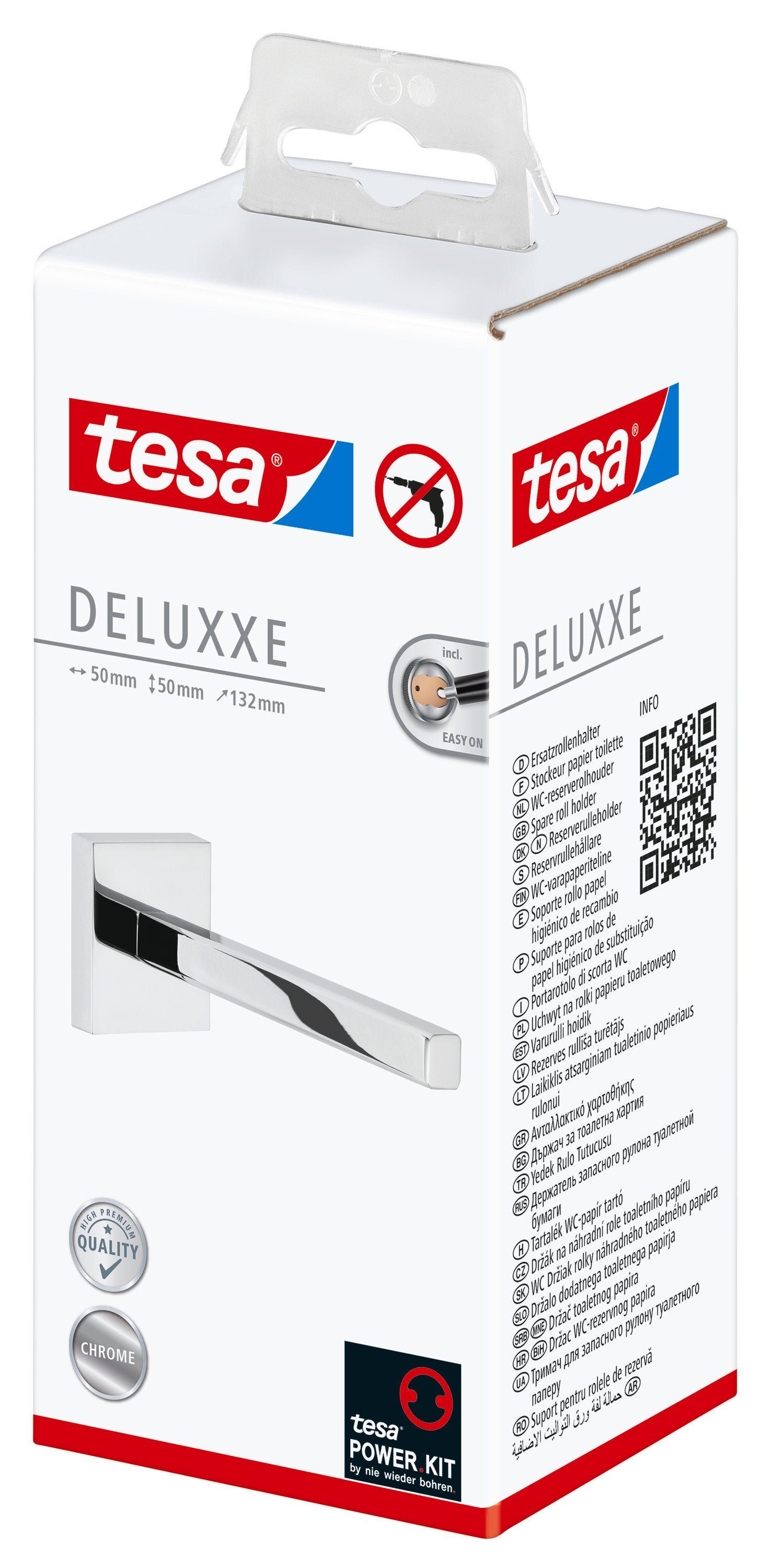 Tesa Toiletten Ersatzrollenhalter Deluxxe Ersatzrollenhalter Ohne