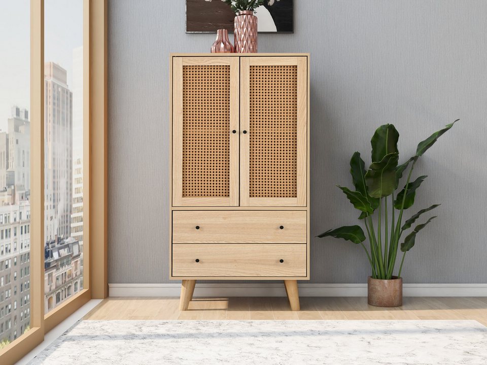 Ideasy Sideboard Aufbewahrungsschrank Badezimmerschrank 60 Cm Breit