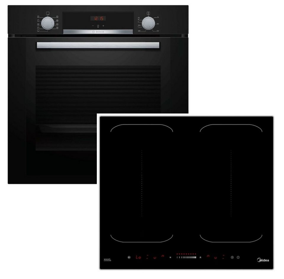 Bosch Induktions Herd Set Herdset Einbau Backofen Mit