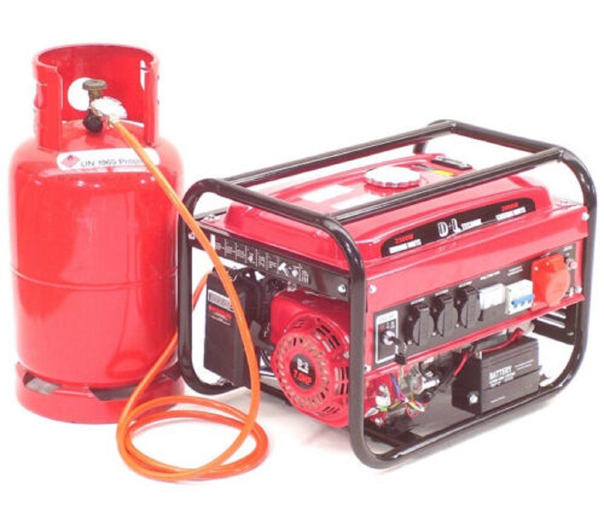 Apex Stromgenerator Gas- u. Benzin-Generator Stromerzeuger 2800 LPG E ...