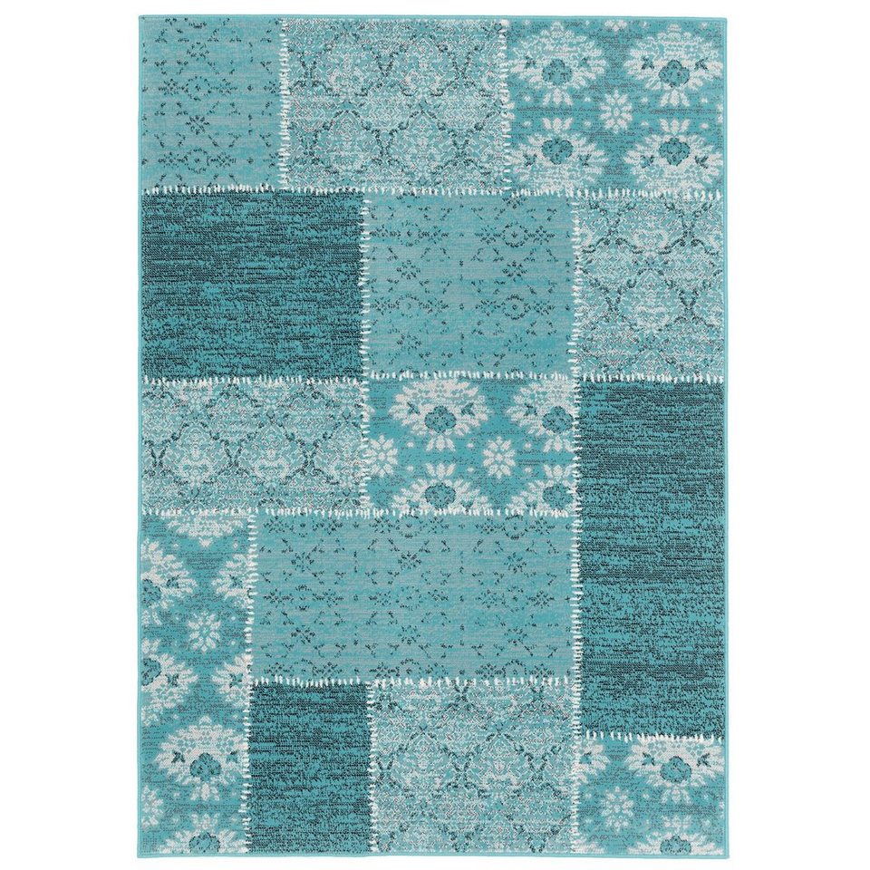 Pergamon Designteppich Designer Teppich Pop Vintage Orient Patchwork
