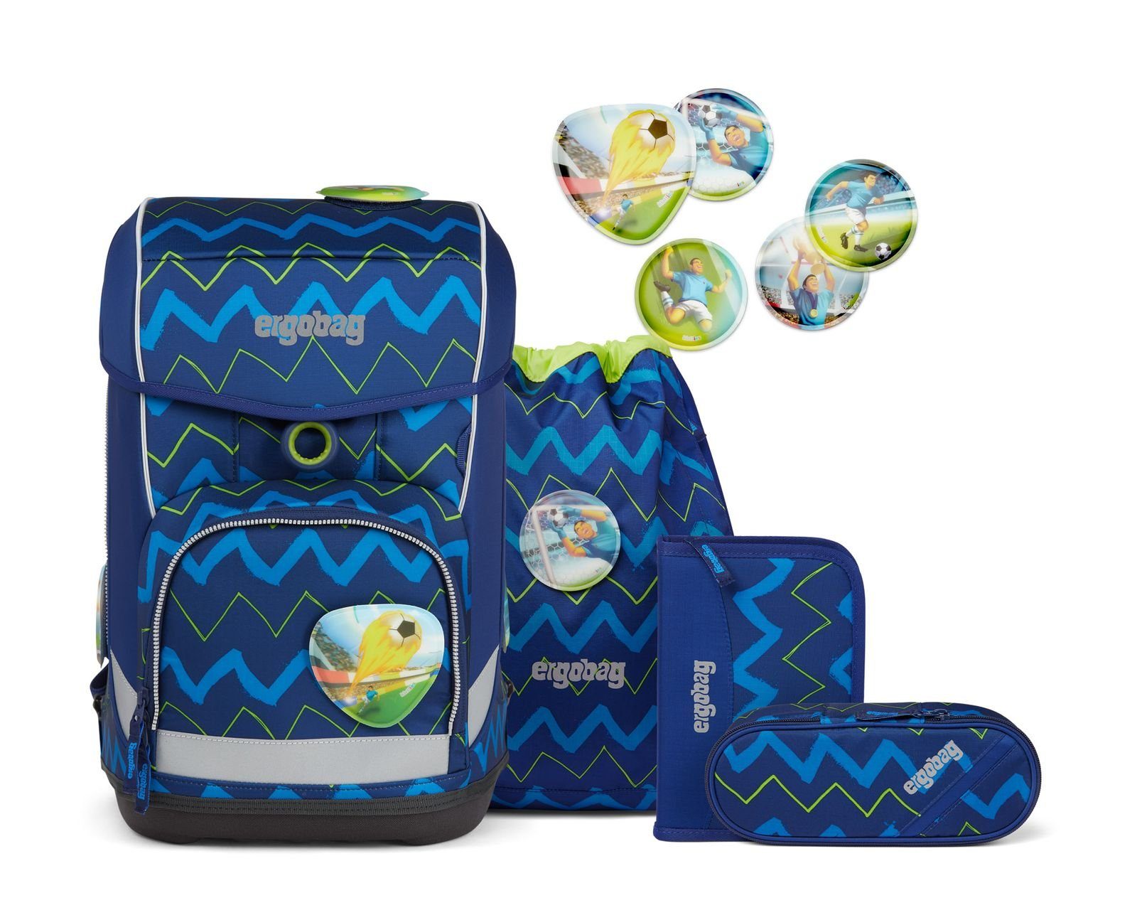 ergobag Schulranzen Cubo Light (Set), BP;