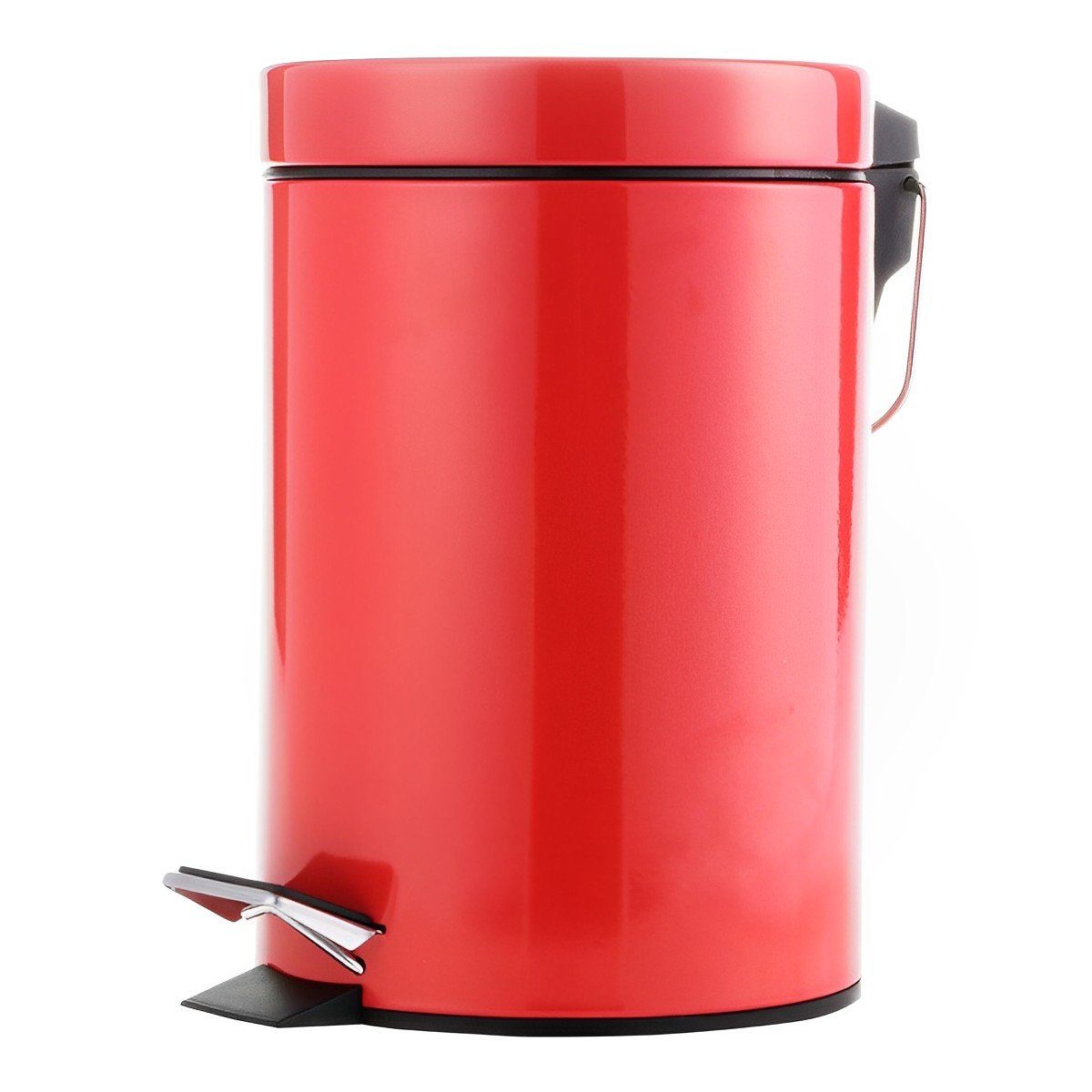 Schäfer Mülleimer Tretabfalleimer Büro Design 3 Liter Rot