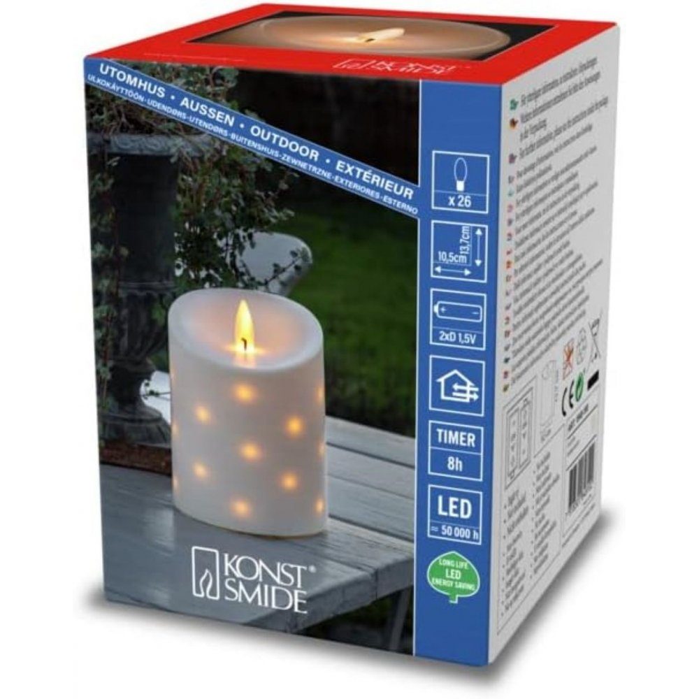 Konstsmide Led Dekolicht Led Kerze Weiß Led Fest Integriert