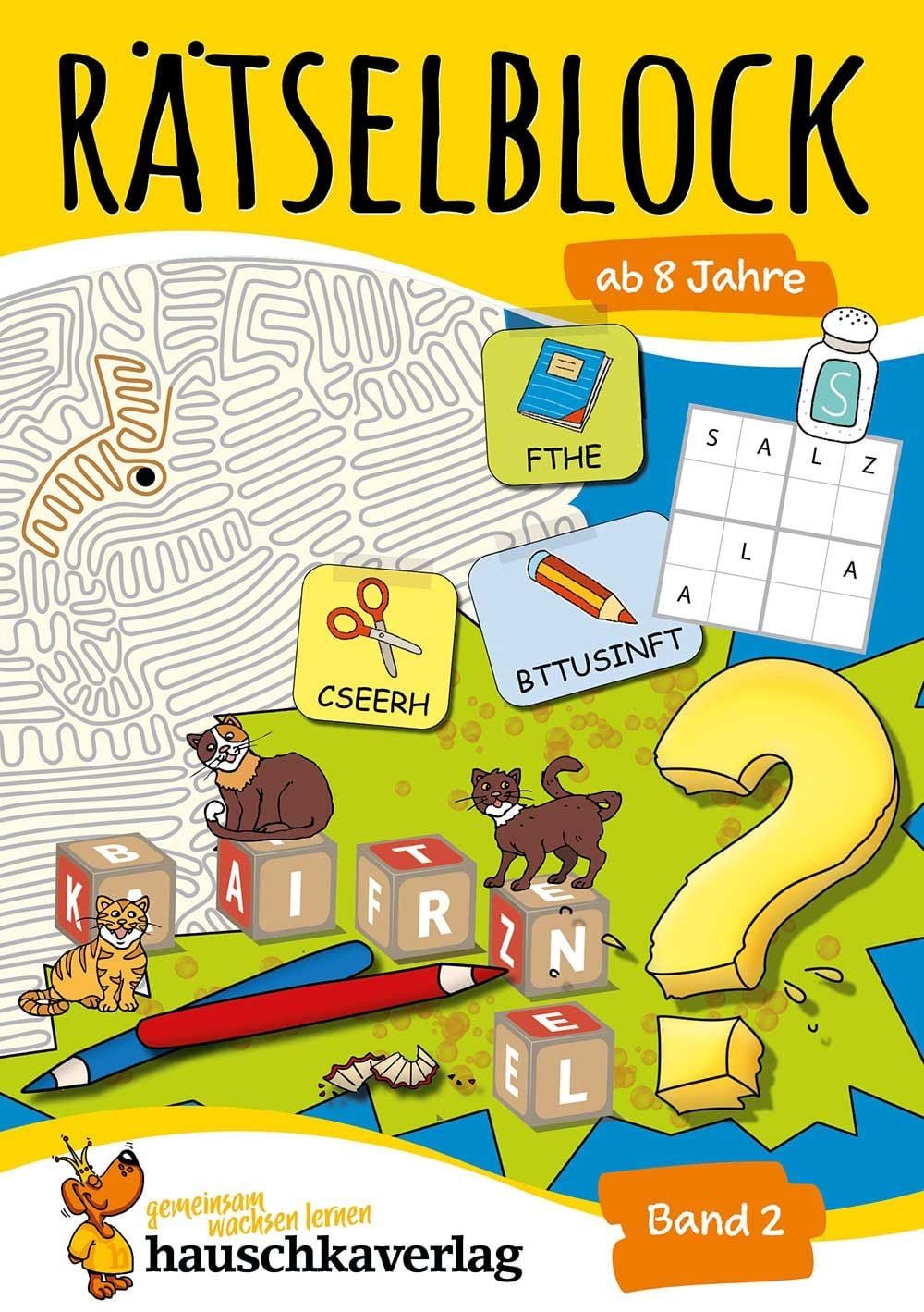 Kinderbuch Rätselblock ab 5 Jahre - Band 2 Bunter Rätselspaß für die ...