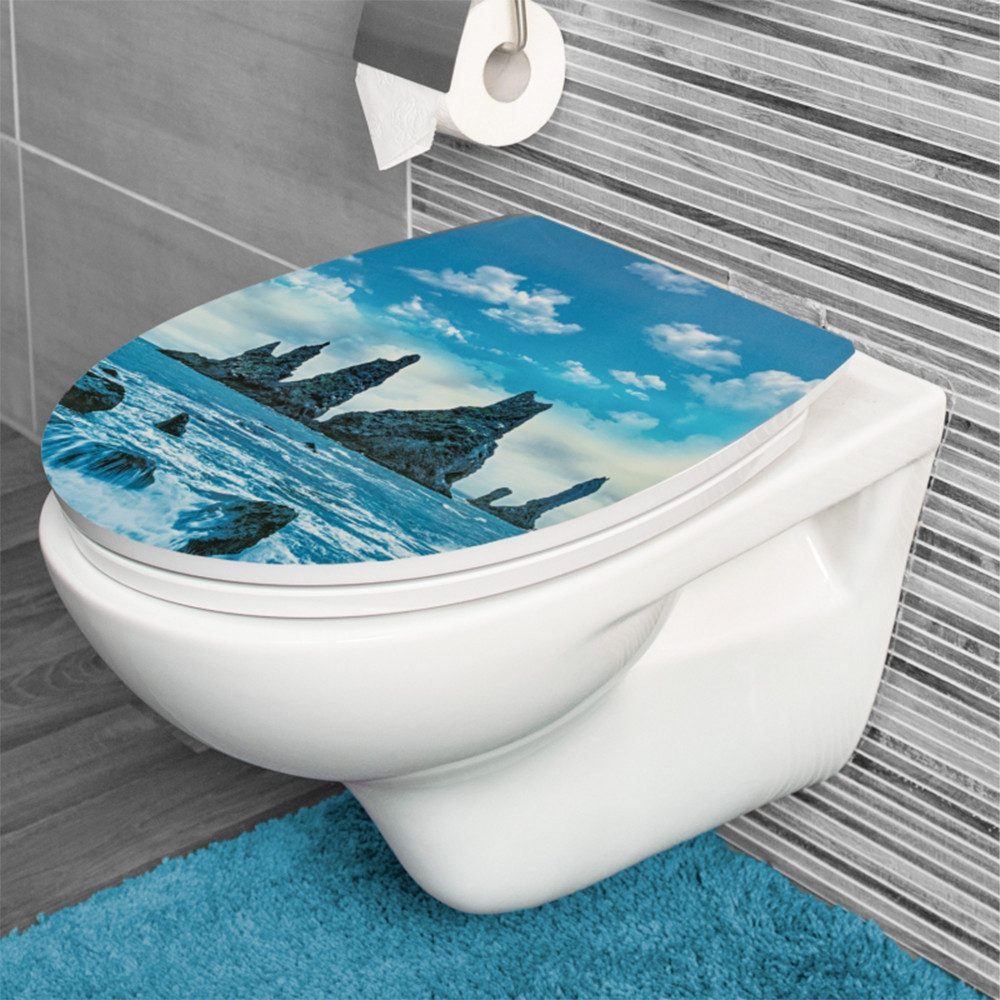 CORNAT WC-Sitz WC-Sitz Kliff Duroplast mit Absenkautomatik