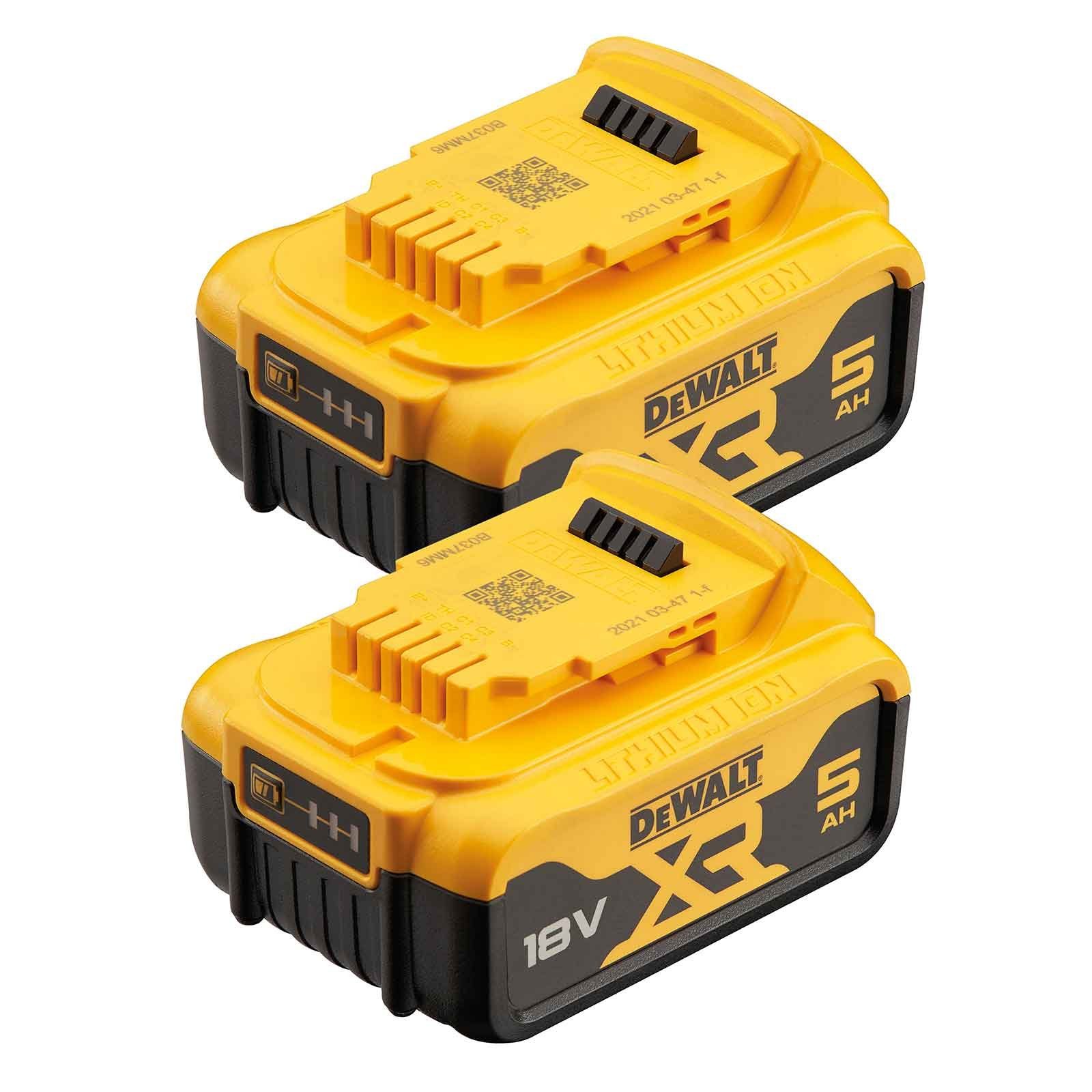 DeWalt »DeWALT Akku-Set DCB184P2-XJ - 2x 18V 5Ah Ersatz Akku, Li-Ion ...