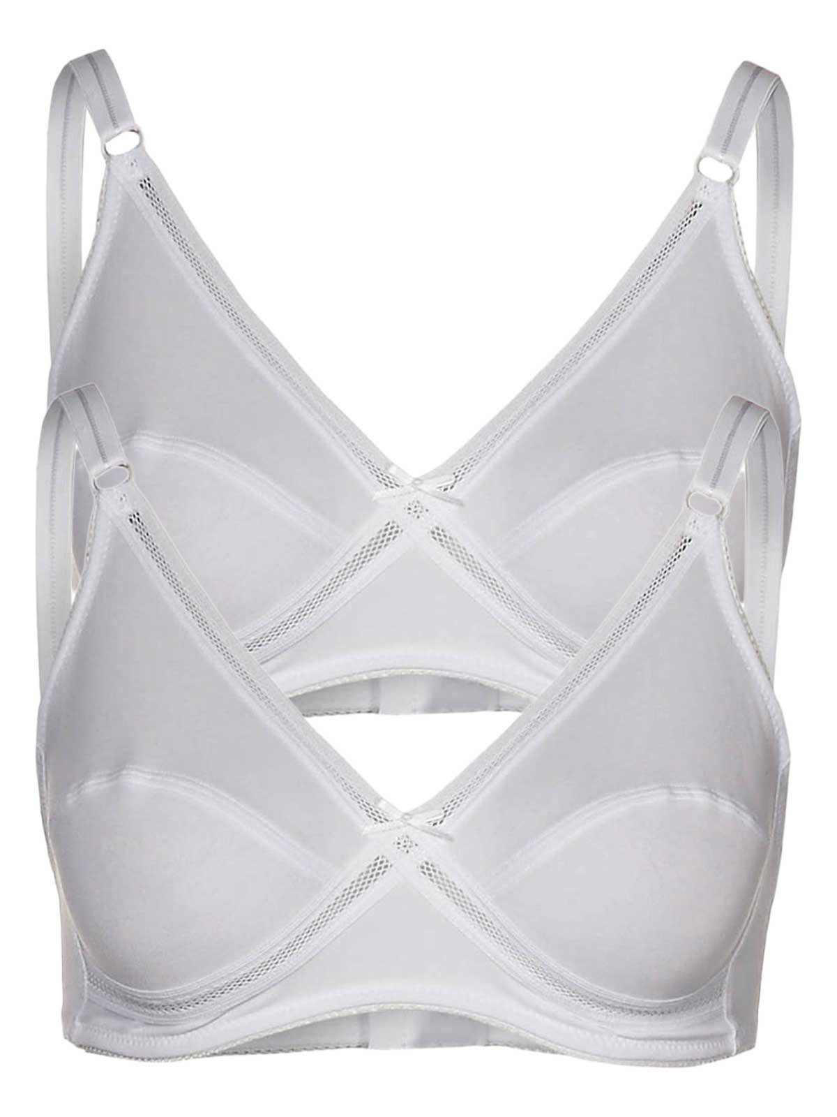 Sassa Set Bügelloser Bh 2er Sparpack Soft Bh Ohne Bügel Cotton Spar