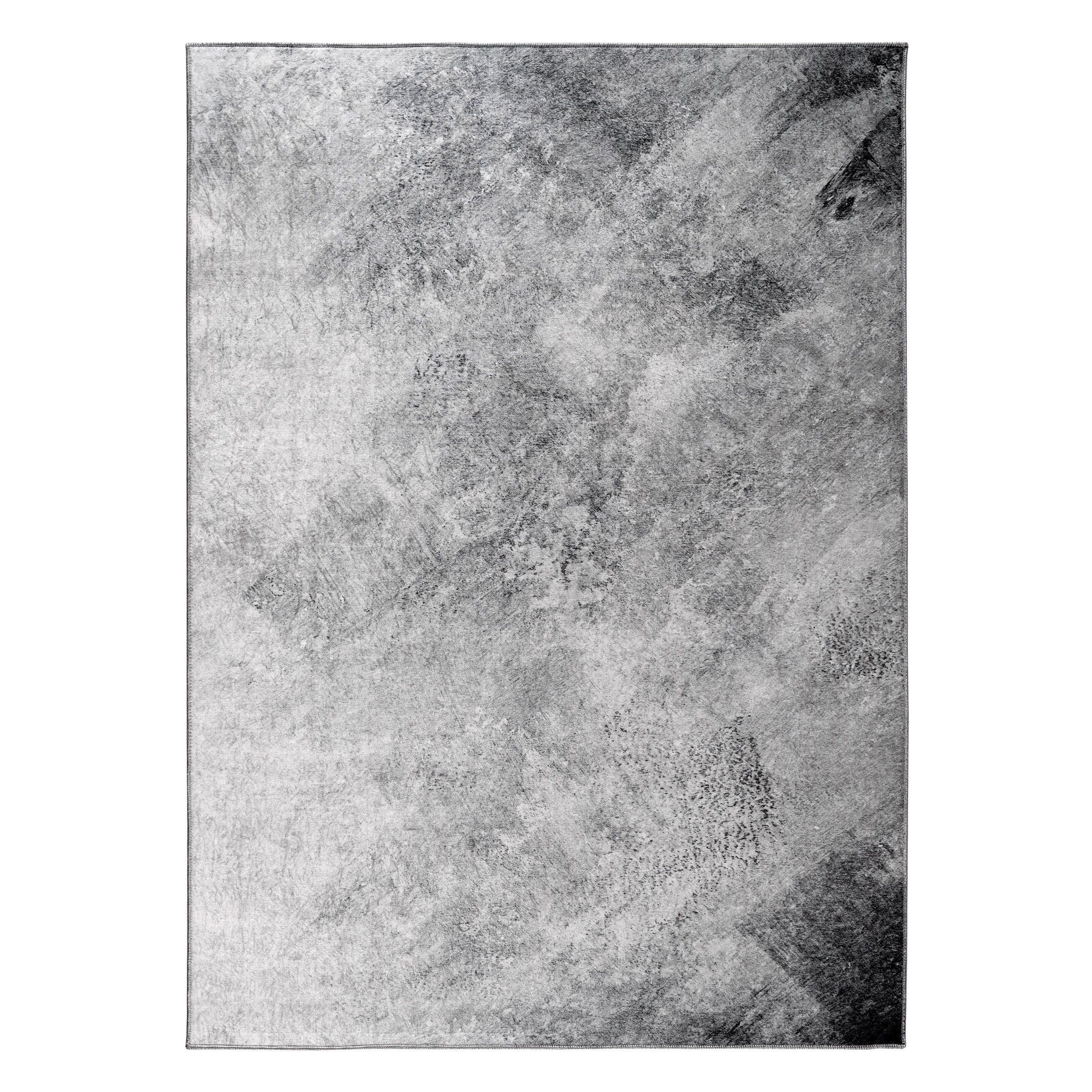 Teppich Teppich Modern Design Grau Sehrazat Rechteckig Höhe 3 Mm