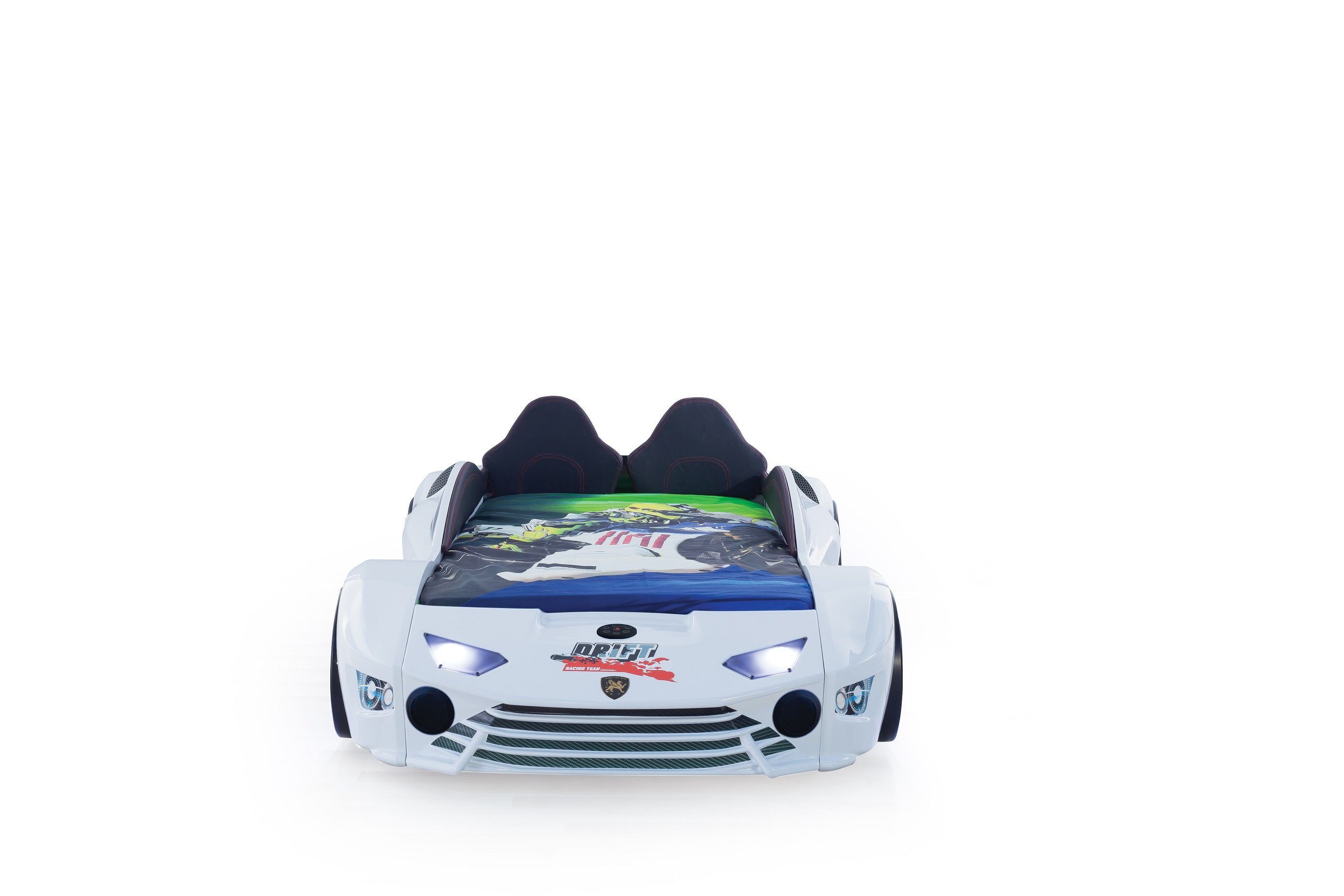 Interdesign24 Autobett Velocity White Mit Polsterung Inkl Led