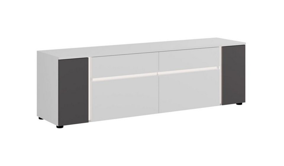 Ebuy24 Sideboard Kato Sideboard 2 Türen 2 Klaptüren 2 Schubladen