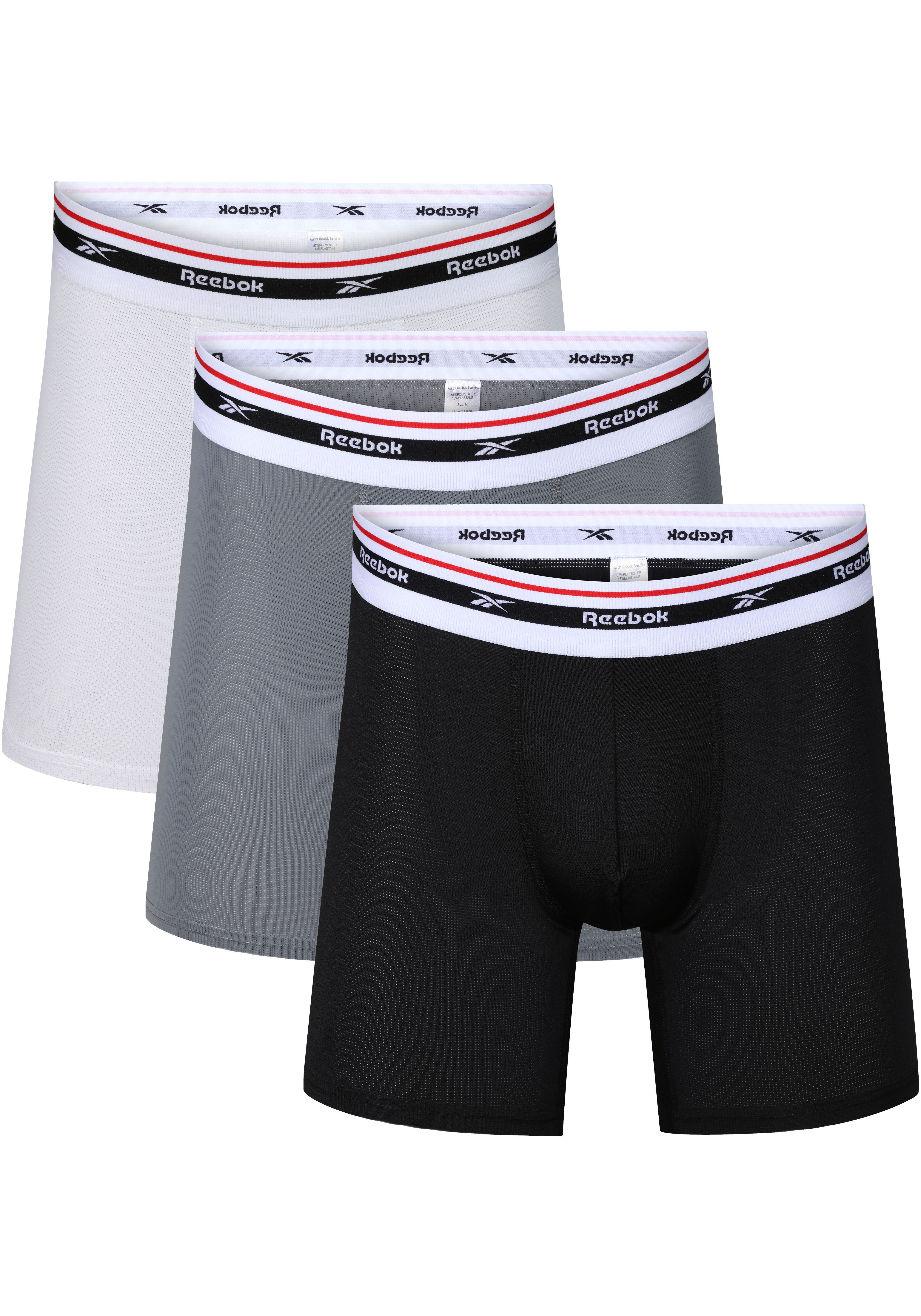 Reebok Boxer FINLO (3er Pack) mit elastischem Logobund