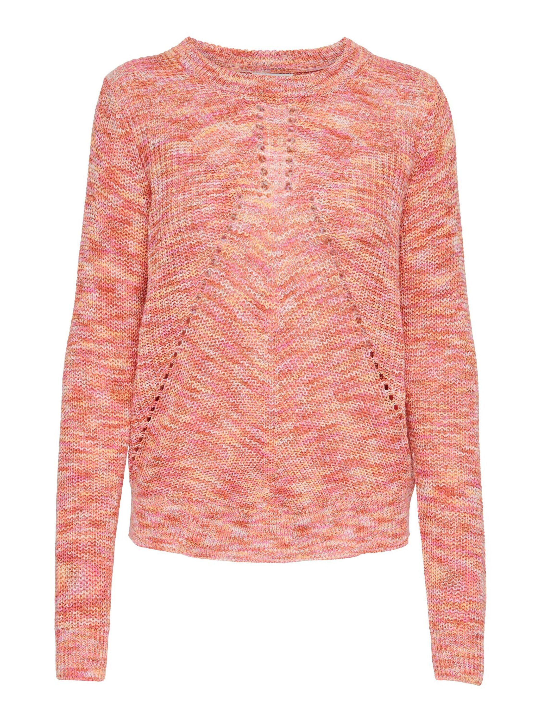 ONLY Strickpullover NINA (1-tlg) Lochmuster