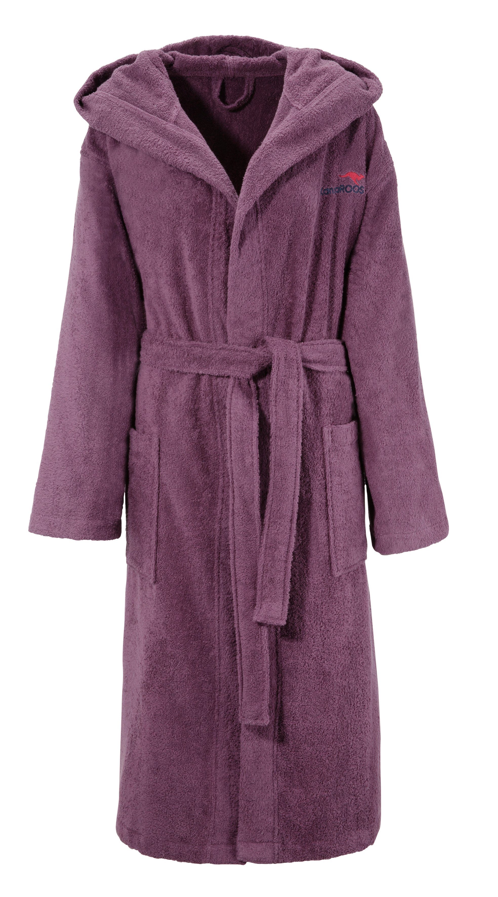 Kangaroos Unisex Bademantel Cassidy Für Damen And Herren Standardlänge