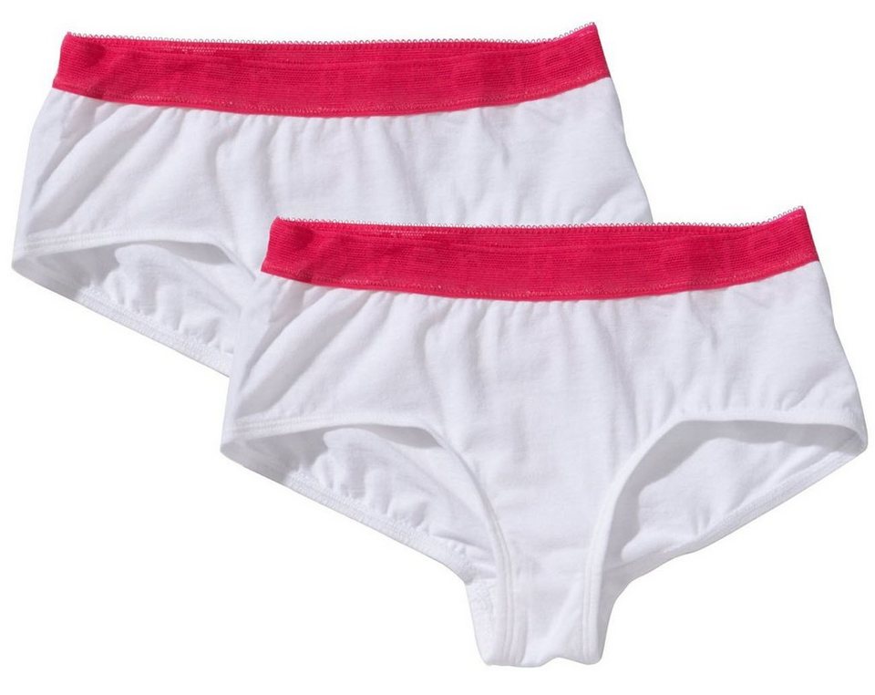 Schiesser Slip Uncover 2 St Mädchen Hipster Bikini Slip 2er Pack