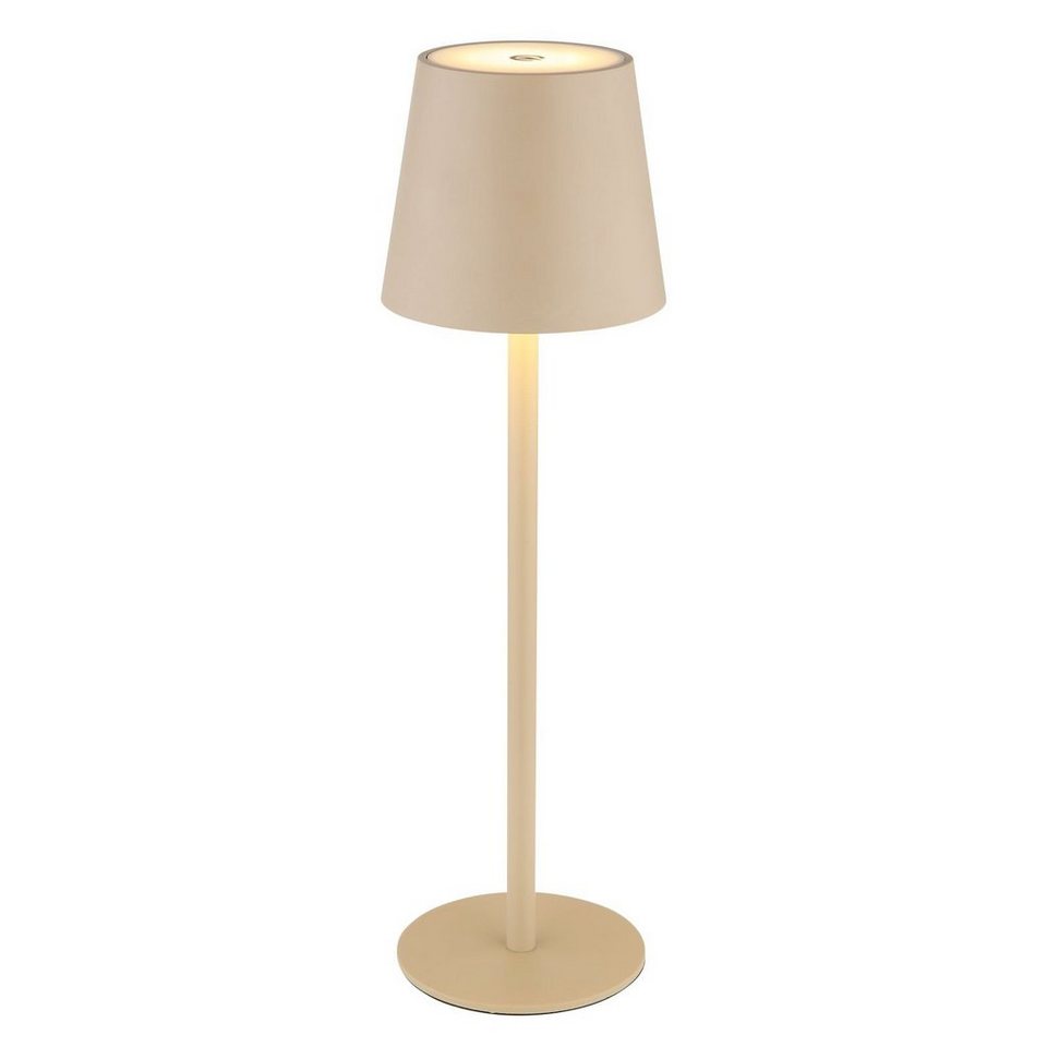 Globo Lighting Tischleuchte Tischlampe Kabellos Mit Akku Touch Dimmer