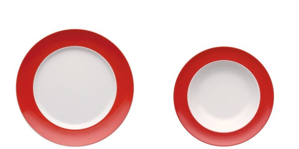 Thomas Porzellan Suppenteller Tafelservice 2 Tlg Sunny Day New Red