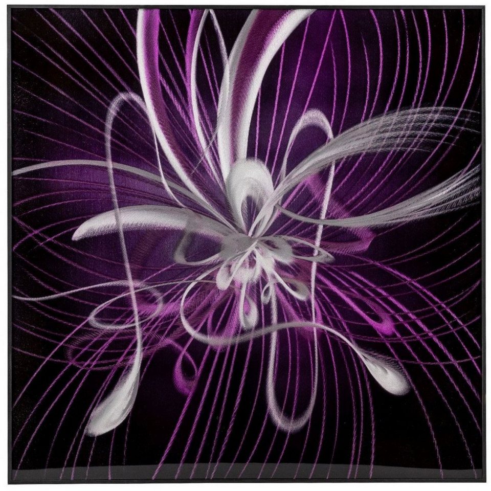 Formano Wanddekoobjekt Modern Art Mehrfarbig B60cm H60cm Aluminium