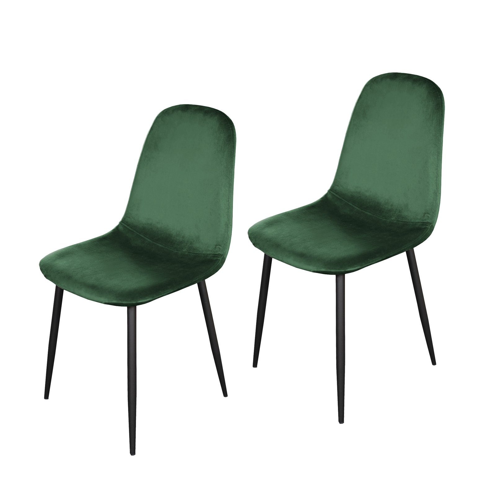 Hti Living Esszimmerstuhl Esszimmerstuhl Samt 2er Set Savannah Grün