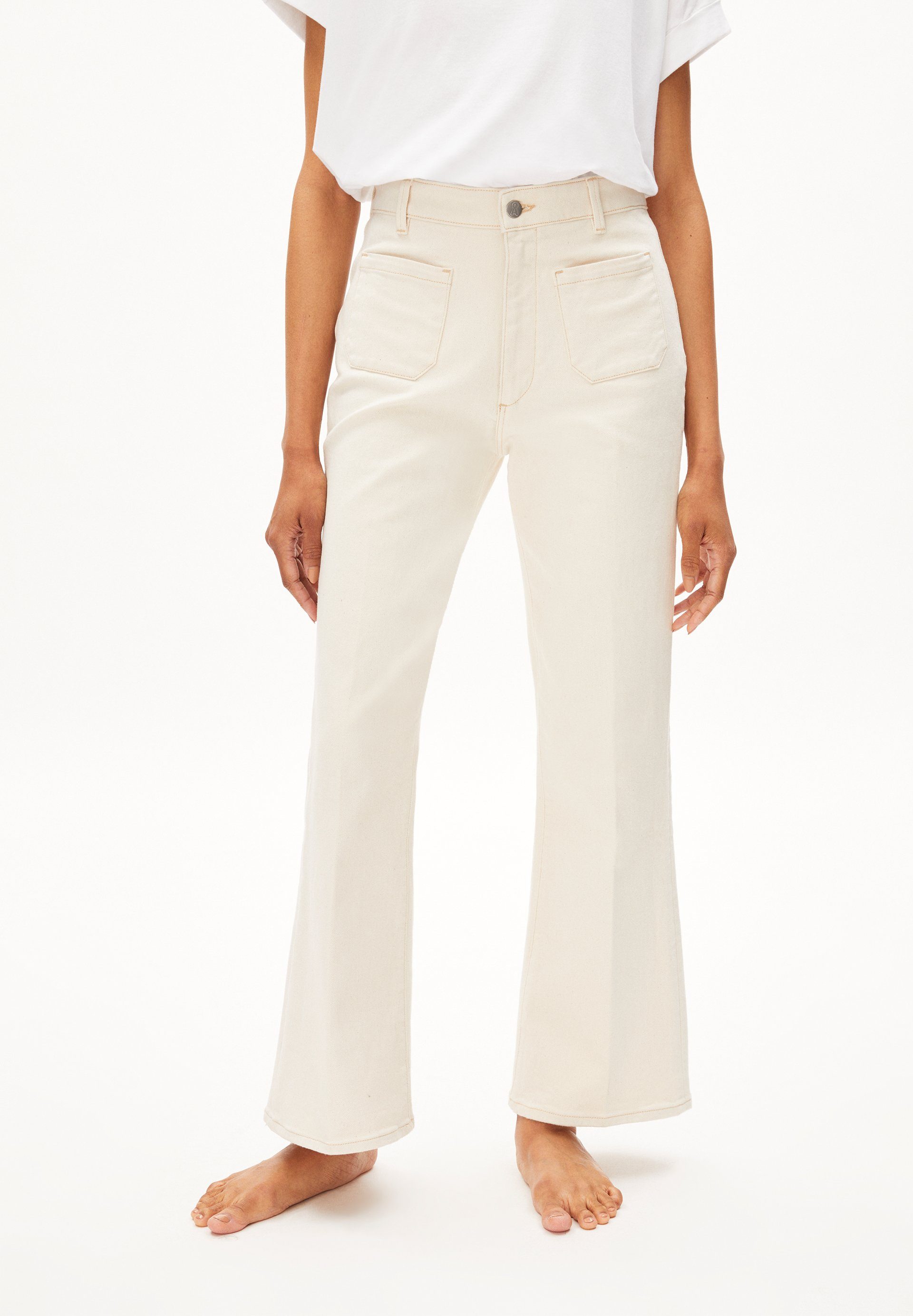 Armedangels Mom-Jeans RUMAA UNDYED Damen (Regular Fit) uncolored, Mom ...