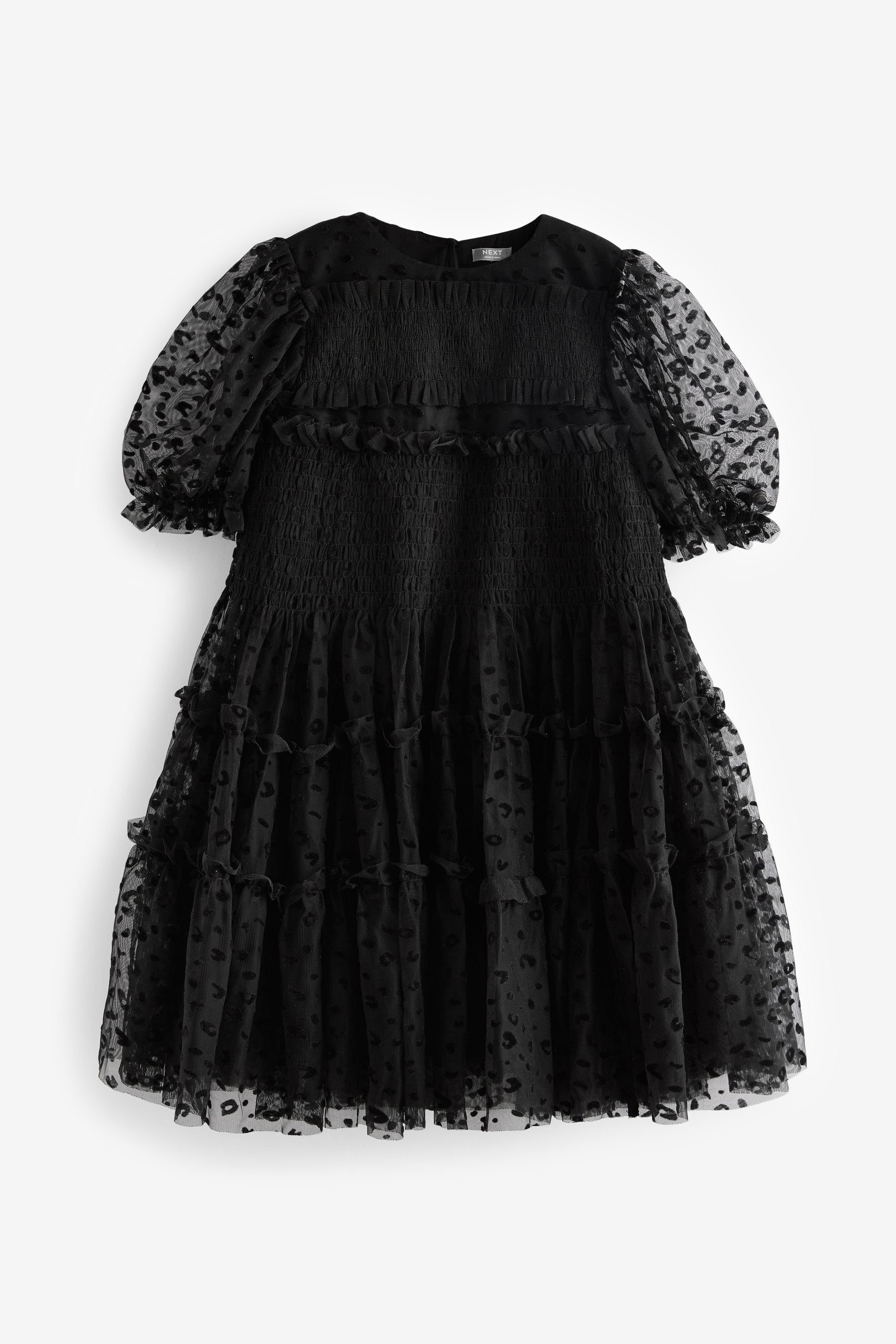 Next Partykleid Kleid Mit Mesh Tüll 1 Tlg