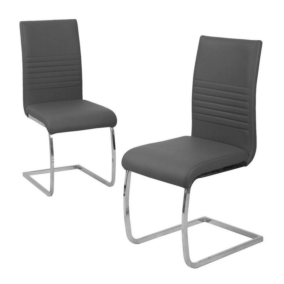Svita Freischwinger Lucy Set 2 St 2er Set Gepolstert Vechromte