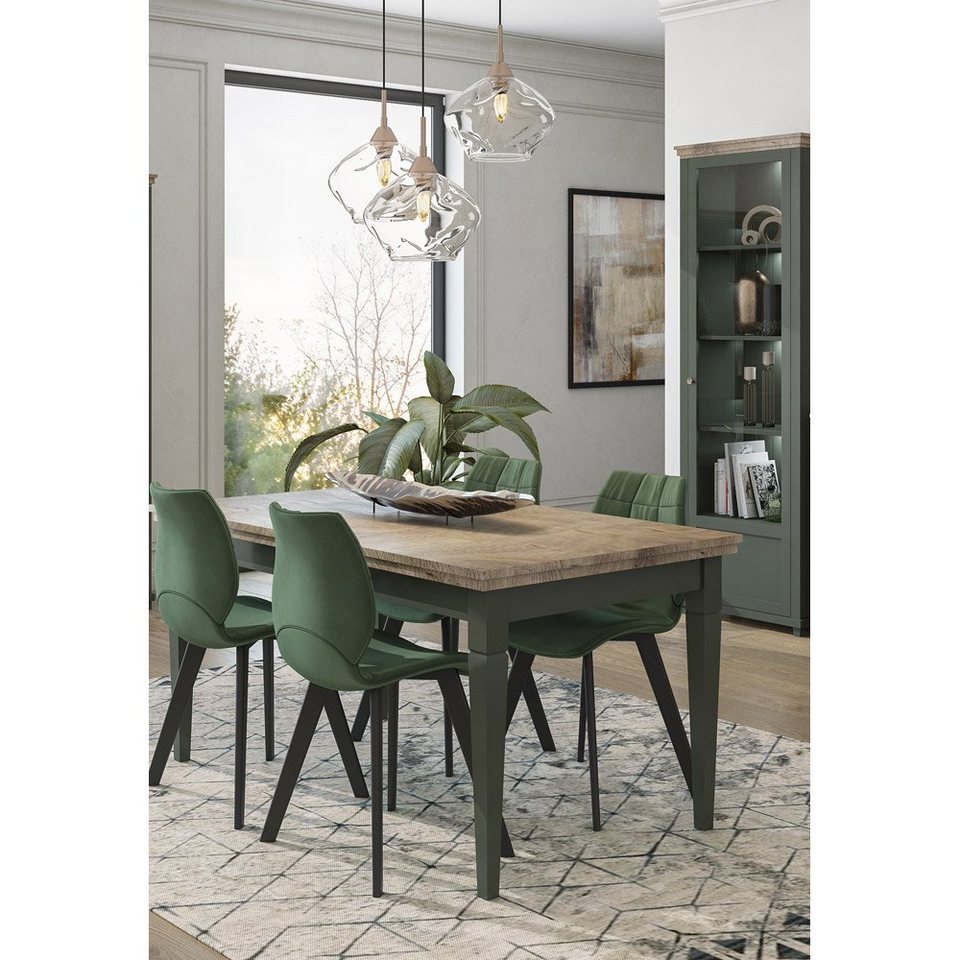 Lomadox Essgruppe Epsom 83 Spar Set Esszimmer Tisch Mit Vitrine