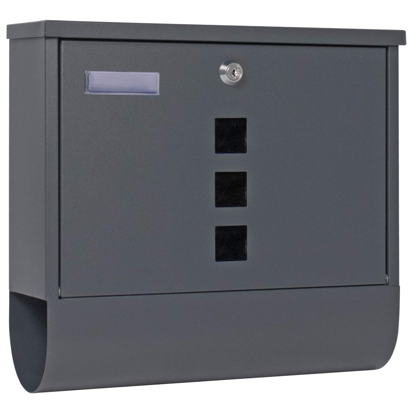Profirst Briefkasten Mail PM 750 Anthrazit, Postkasten