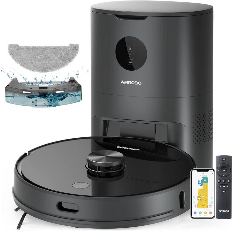 Airrobo Saugroboter T10 Laser Navigation Alexa App Steue Rung 250min