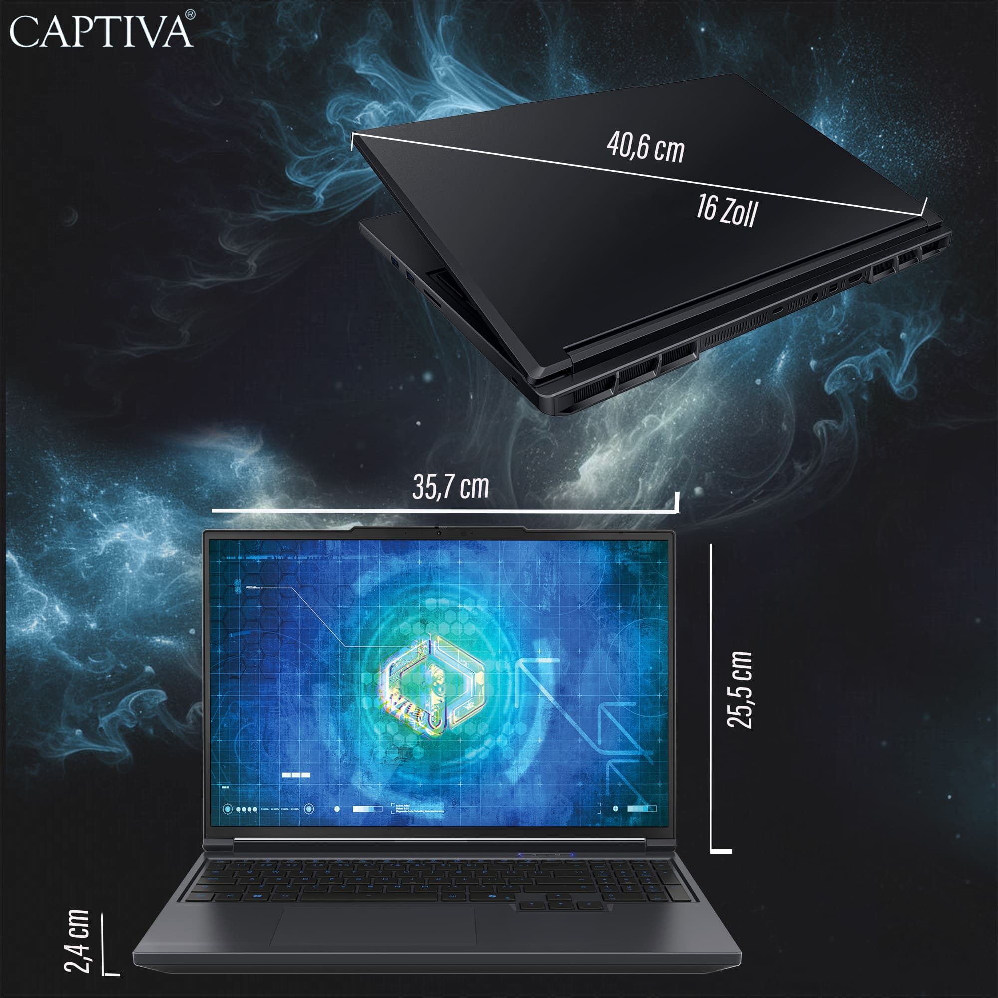 CAPTIVA Advanced Gaming I91-966 Gaming-Notebook, Gaming Laptop