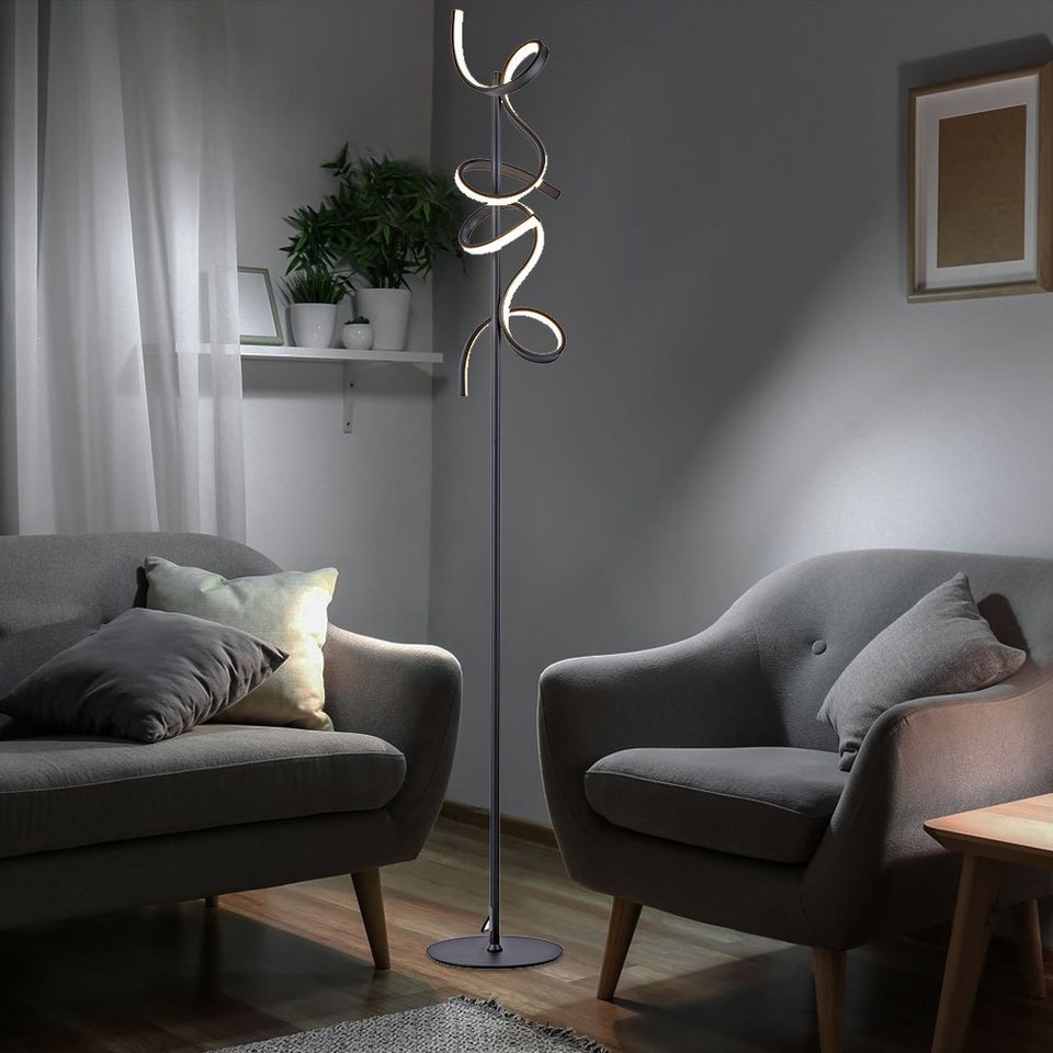 Etc Shop Led Stehlampe Led Leuchtmittel Fest Verbaut Warmweiß Led