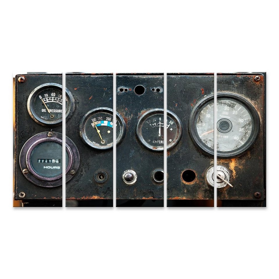 Islandburner Leinwandbild Bild Auf Leinwand Alte Kreisförmige Industrie
