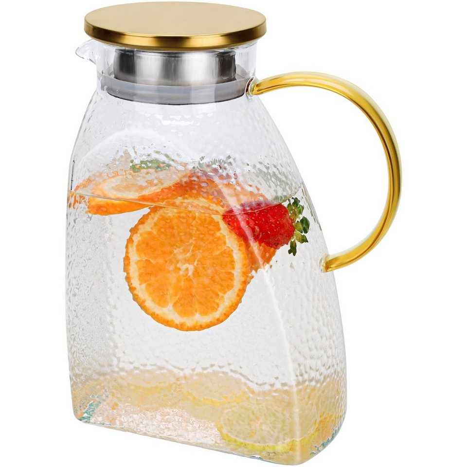 Belle Vous Dekoobjekt Belle Vous Durchsichtige Karaffe Glas mit Deckel ... Belle Vous Dekoobjekt Belle Vous Durchsichtige Karaffe Glas mit Deckel ...
