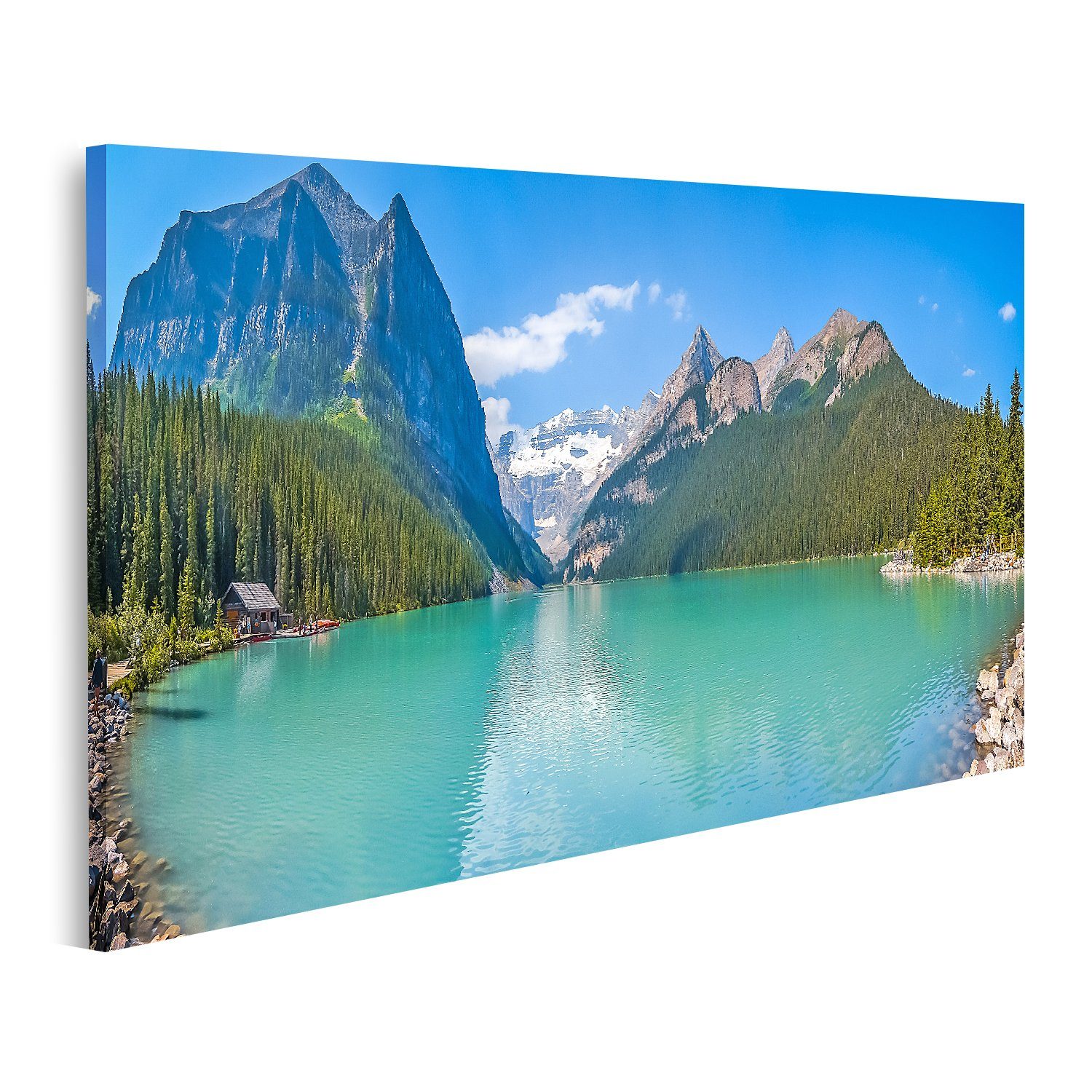 islandburner Leinwandbild Bild auf Leinwand Lake Louise Mountain Lake Banff National Park Albert
