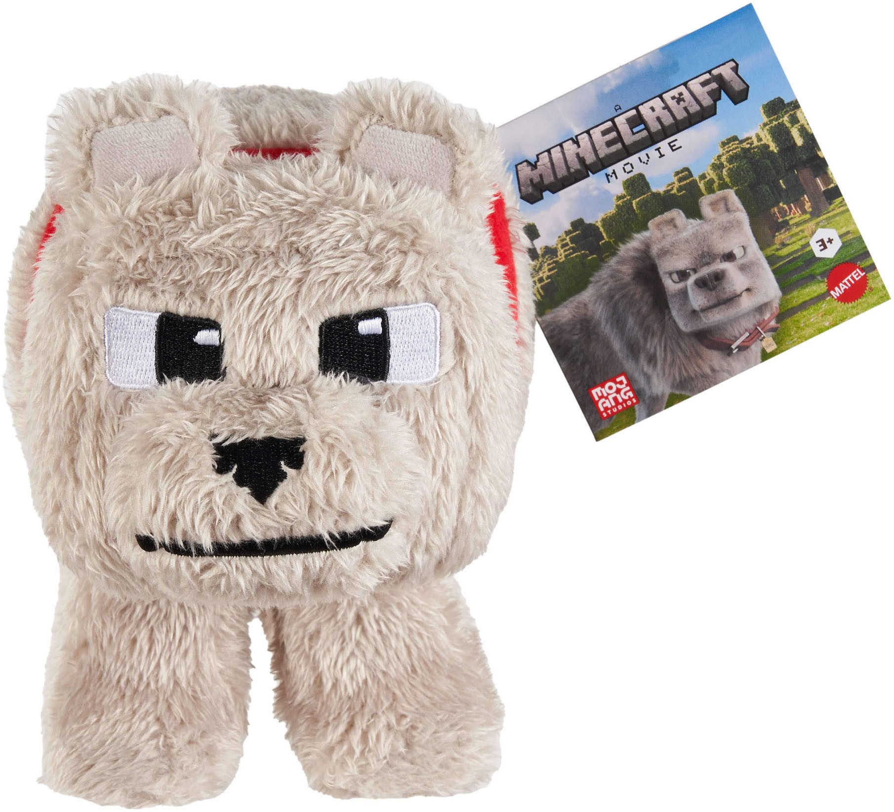 Mattel® Plüschfigur Minecraft Dennis der Wolf, Plüschtier, Stofftier