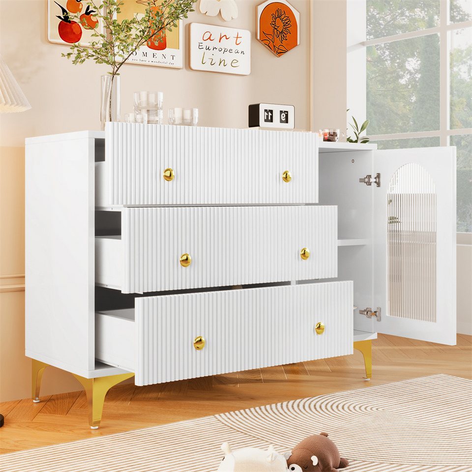 Phoebe Cat Sideboard Kommode Eckschrank Wohnzimmerschrank Buffet