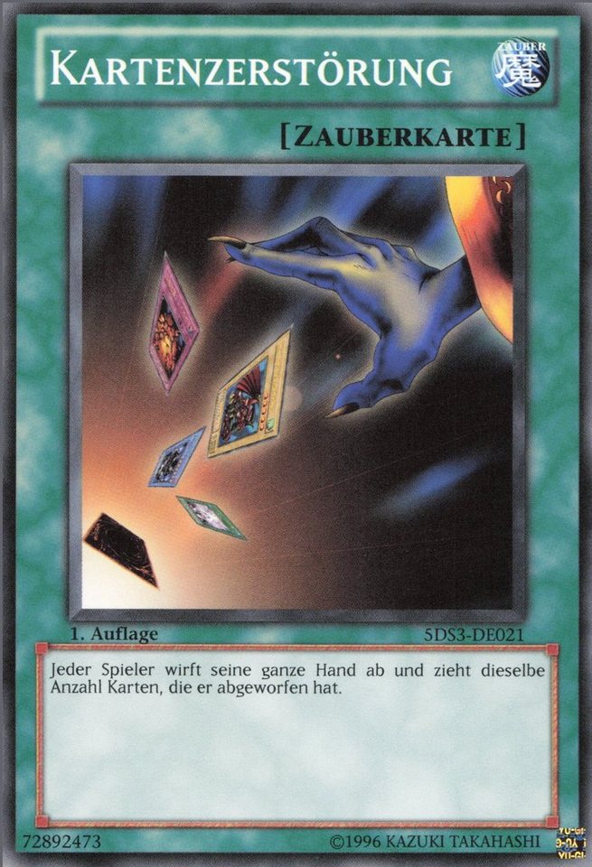 Recollectibles Sammelkarte Yugioh Karte Kartenzerstörung Deutsch Yu Gi