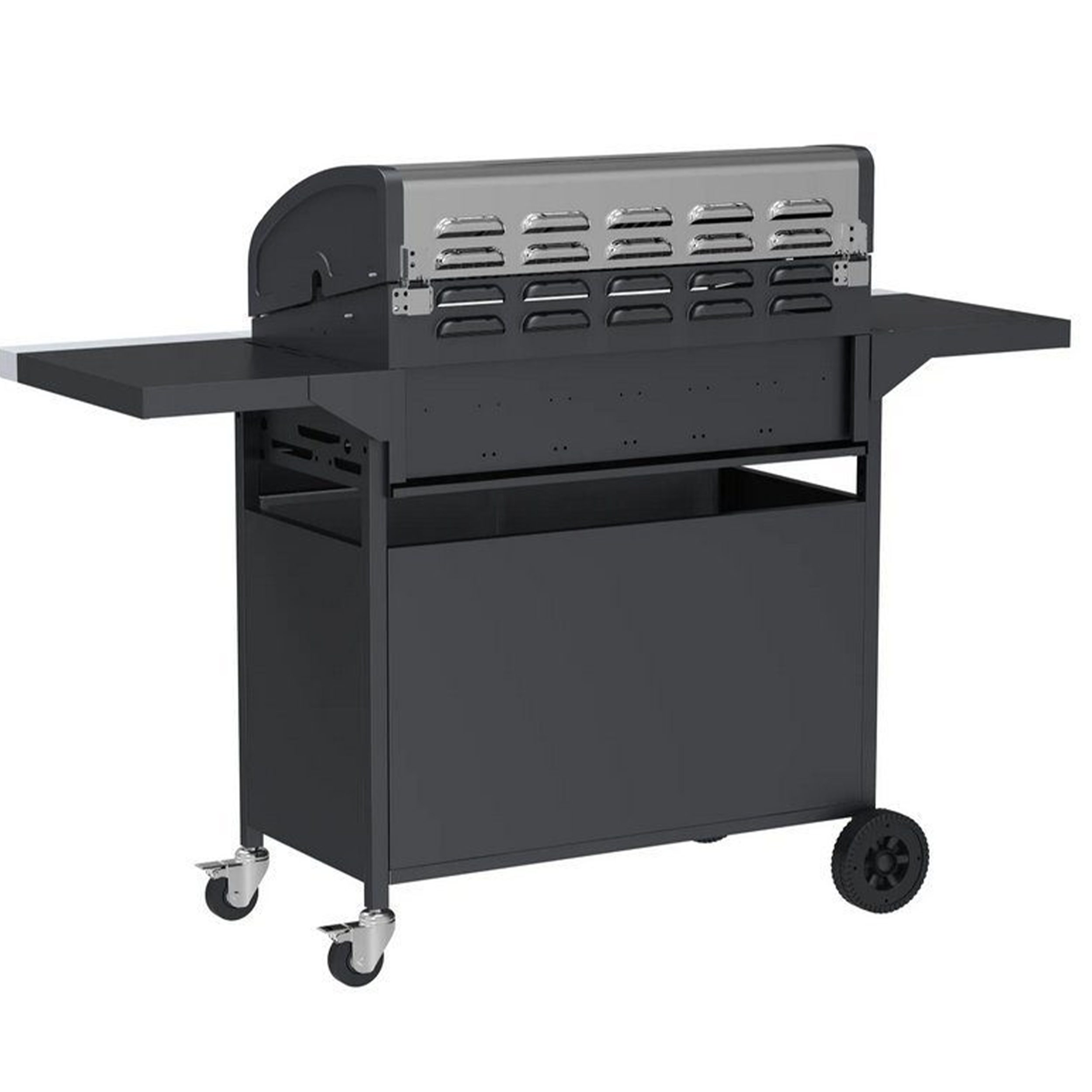 Tepro Gasgrill Edelstahl Grill "Rosedale" 6 + 1-Brenner mit Seitenkocher