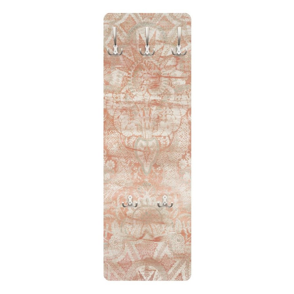 Bilderdepot24 Garderobenpaneel Beige Muster Orientalisch Shabby