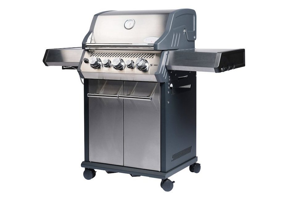 Proregal® Gasgrill S 318 Gasgrill Edelstahl Mit 3 Hauptbrennern Heck