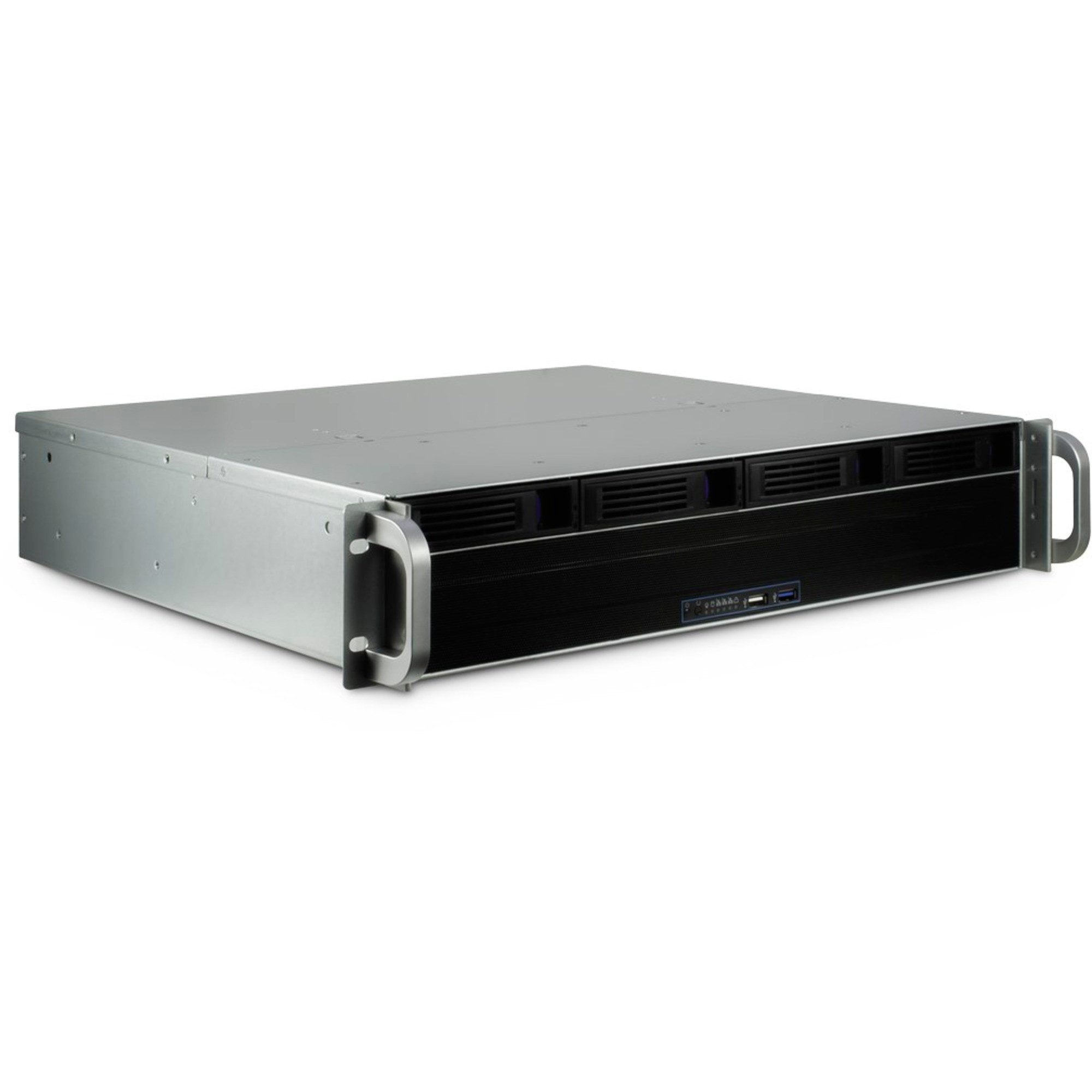 Inter-Tech PC-Gehäuse Inter-Tech 2U 2404S, Server-Gehäuse, (2, Low ...